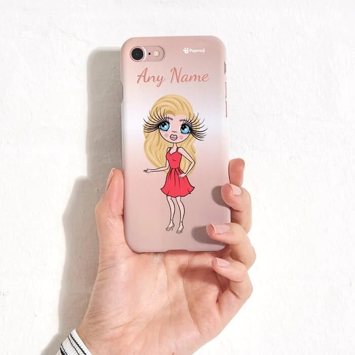 Womens Personalized Blush Phone Case – Popmoji.com