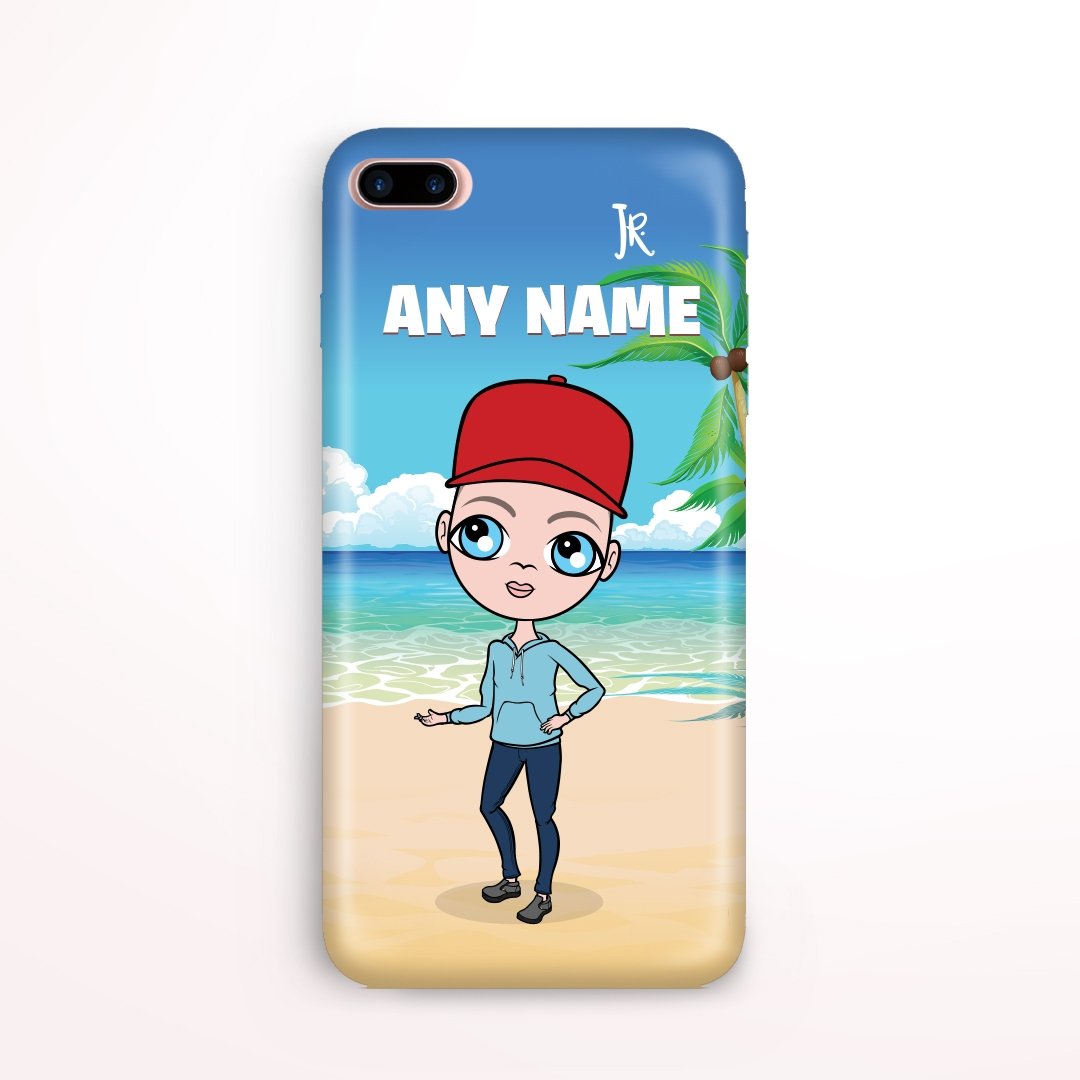 Boys Personalized Beach Phone Case – Popmoji.com